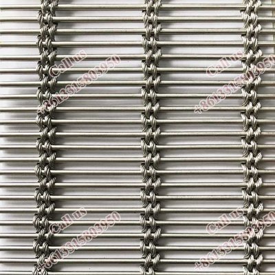 stainless steel wire rope mesh architectural woven wire mesh