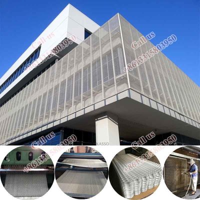 aluminum expanded metal mesh facade panels supplier