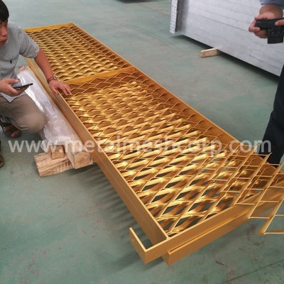 Aluminum Expanded Metal Mesh Facade supplier