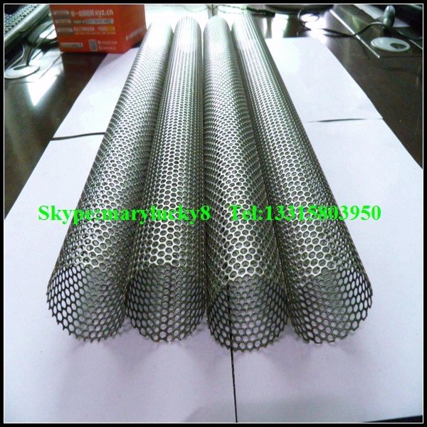 Welding perforated metal tubes supplier