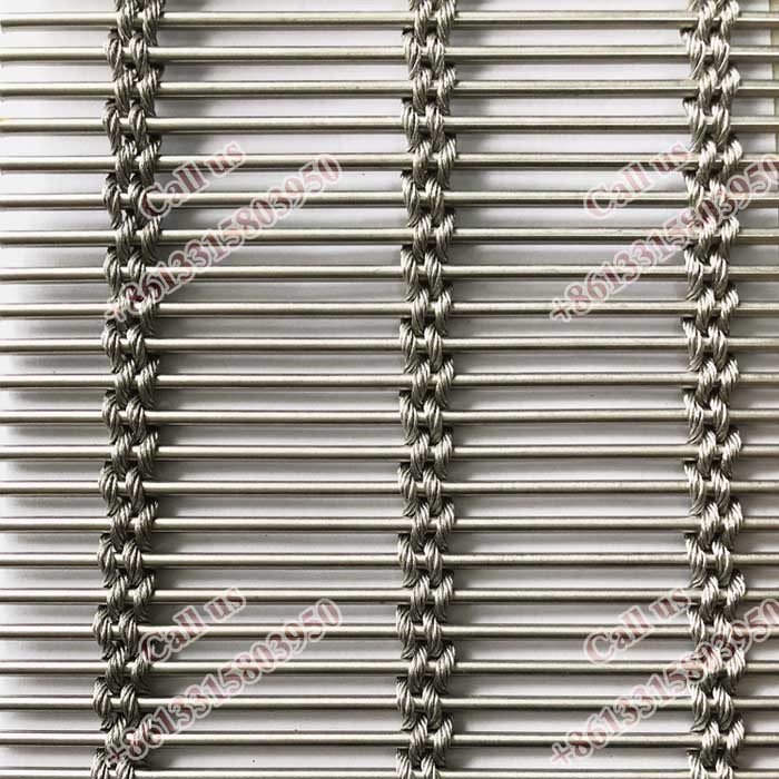 stainless steel wire rope mesh architectural woven wire mesh supplier